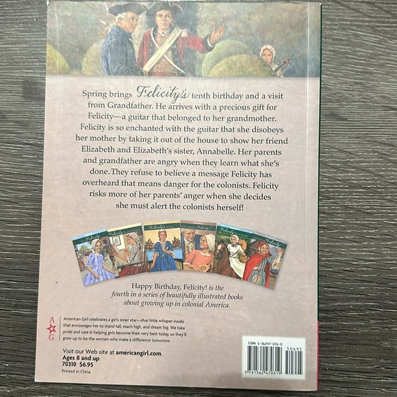 American Girl | Toys | American Girl Happy Birthday Felicity Book In ...